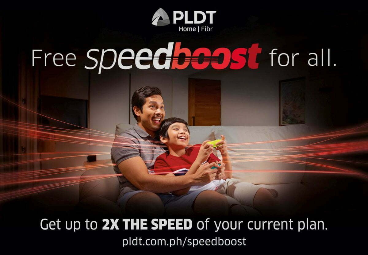 PLDT offers free Home Fibr speed boost